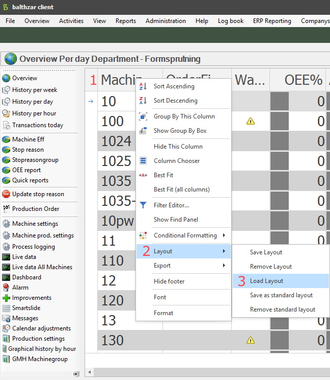 Guide - How to create an own Overview of the Client